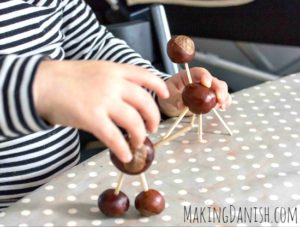 Chestnut animals – a simple fall craft