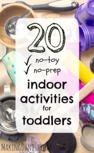 20 fun indoor activities for toddlers – with little to no prep